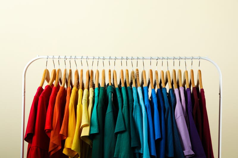 480 Rack Rainbow Clothes Color Background Stock Photos - Free & Royalty ...