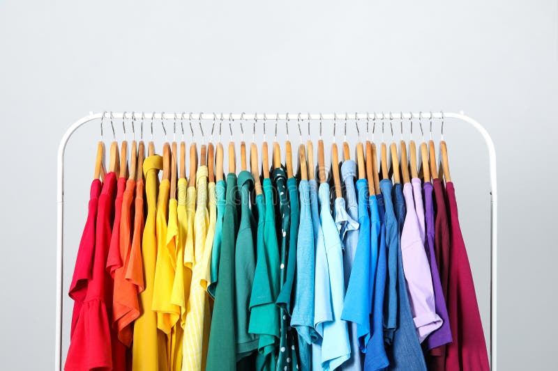 480 Rack Rainbow Clothes Color Background Stock Photos - Free & Royalty ...