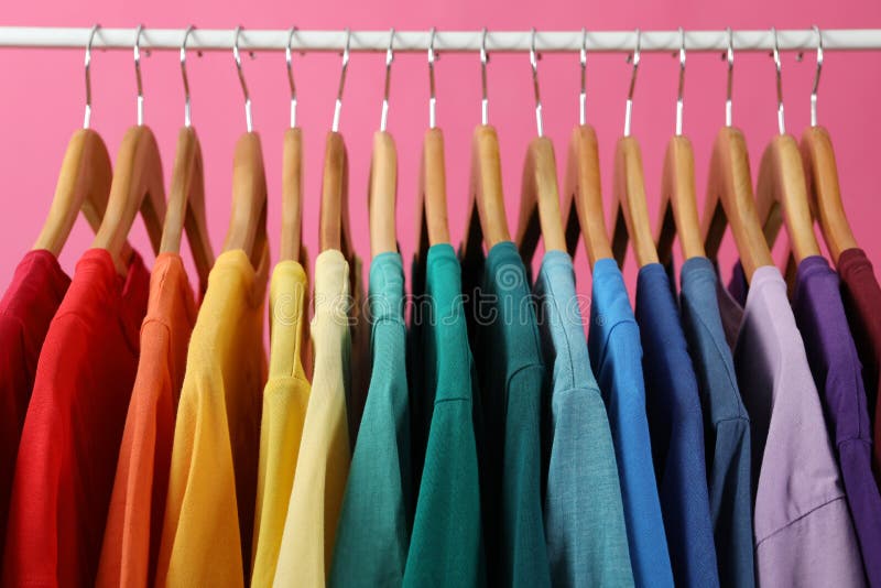 480 Rack Rainbow Clothes Color Background Stock Photos - Free & Royalty ...