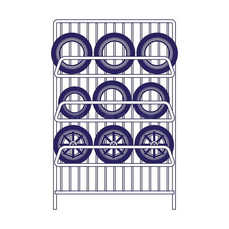 Tire Rack Stock Illustrations – 298 Tire Rack Stock Illustrations ...