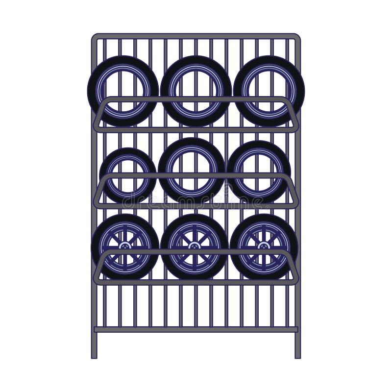 Tire Rack Stock Illustrations – 298 Tire Rack Stock Illustrations ...