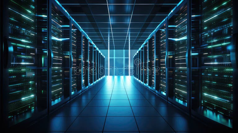 Rack data centre stock illustration. Illustration of optimization ...