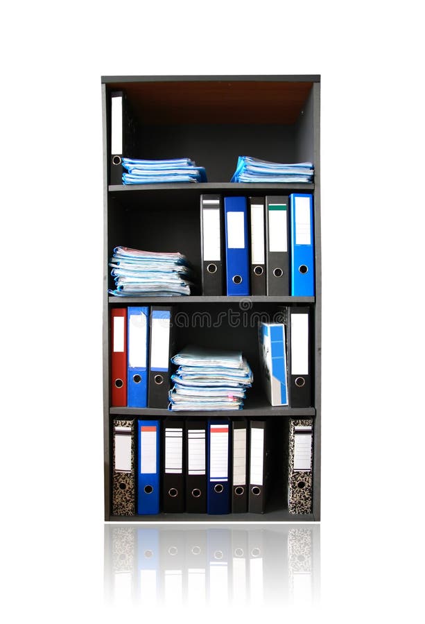 Rack with documents stock image. Image of order, equipment - 6580047