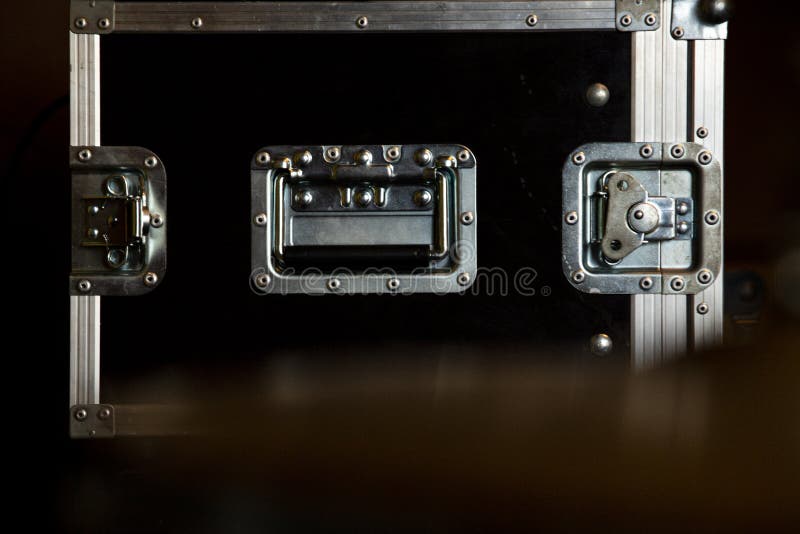 Rack Hard Case for Musical Equipment Stock Image - Image of rack ...