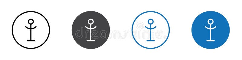Rack Icon Flat Editable Icon Mark Set Stock Vector - Illustration of ...