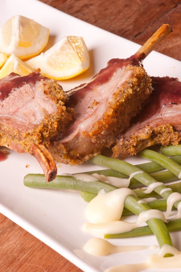 Rack of lamb stock photo. Image of rack, delicious, chops - 18270998