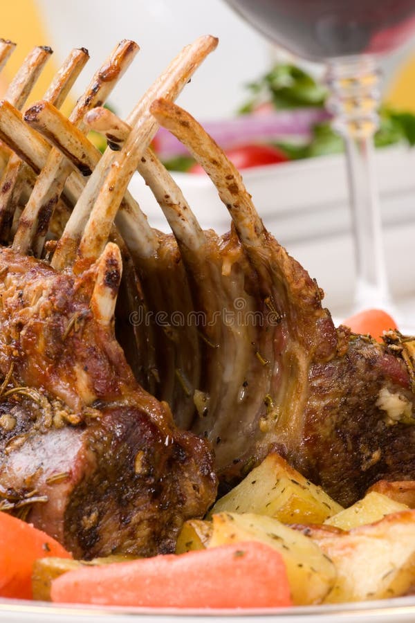 Lamb ribs stock image. Image of restaurant, fine, european - 735897
