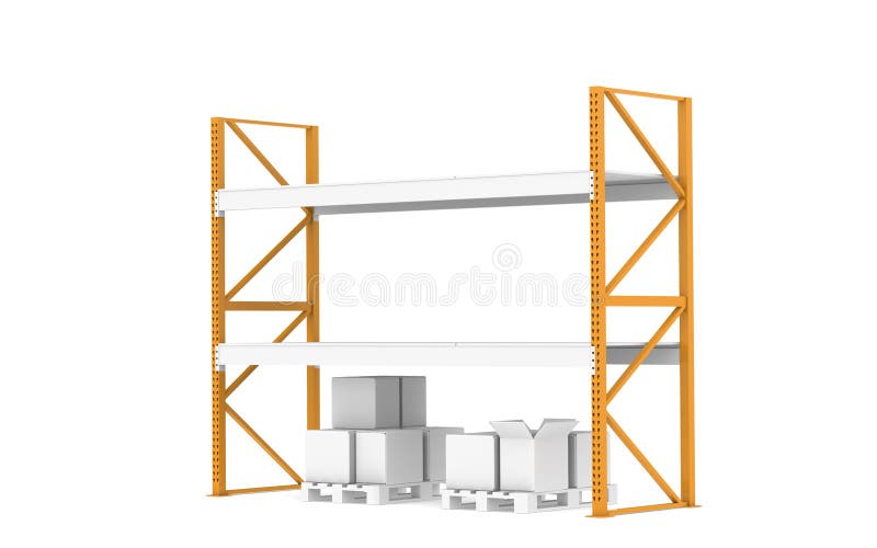 Rack, low Stock stock illustration. Illustration of level - 18833339