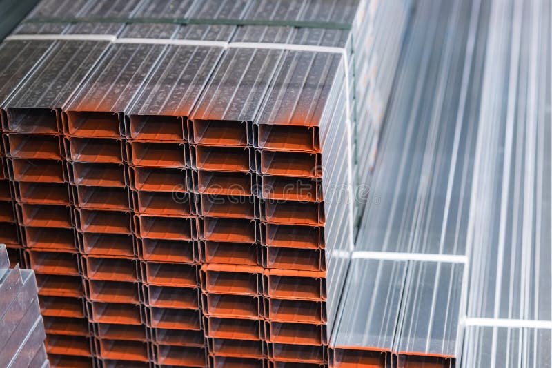 Rack Metal Profile for Wall Plasterboard Installation. Element for ...