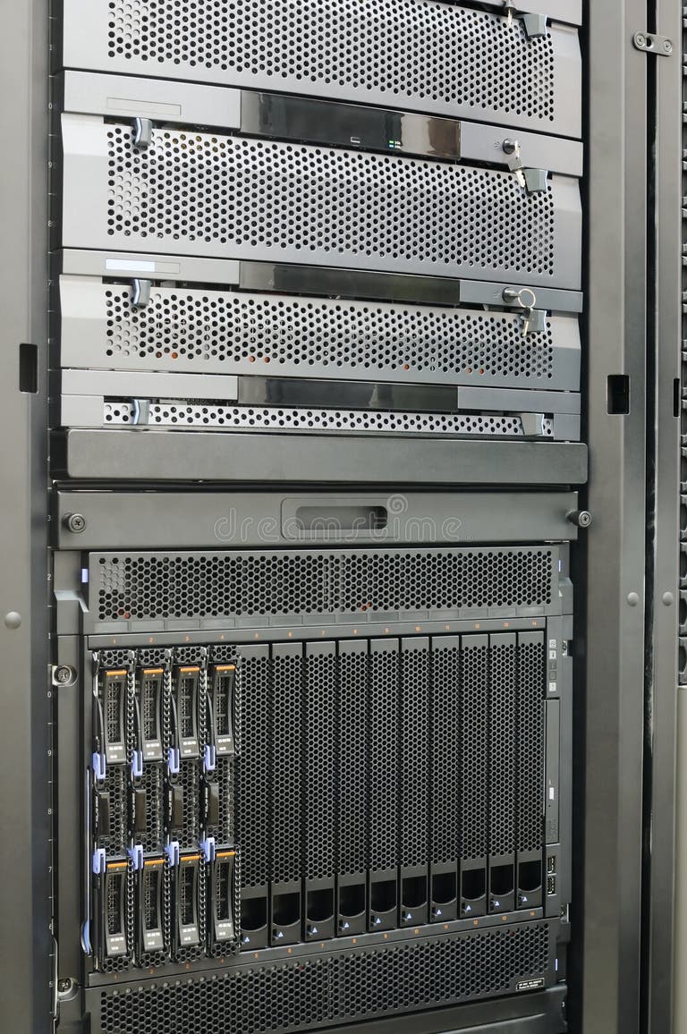 Rack Mounted Blade Servers Stock Photos - Free & Royalty-Free Stock ...