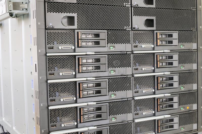 Rack Mounted Blade Servers Stock Photos - Free & Royalty-Free Stock ...