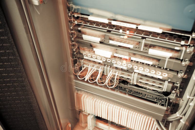 Rack Mounted Servers stock photo. Image of information - 14984936