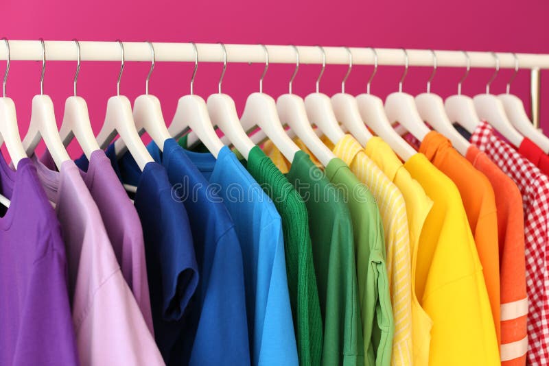 480 Rack Rainbow Clothes Color Background Stock Photos - Free & Royalty ...