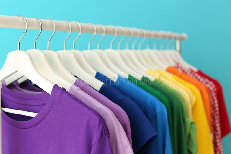 480 Rack Rainbow Clothes Color Background Stock Photos - Free & Royalty ...