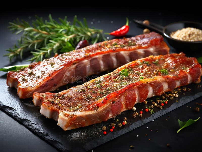 Raw Spare Ribs Stock Illustrations – 58 Raw Spare Ribs Stock ...