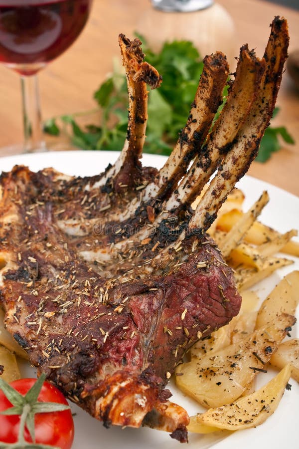 Rack of Ribs stock photo. Image of barbecue, lunch, meat - 40858924