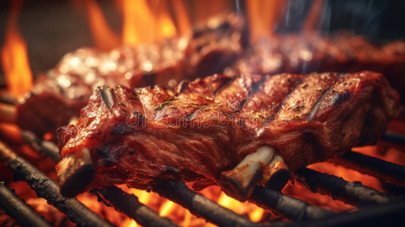 Sizzling Rack Ribs Ai Generated Stock Photos - Free & Royalty-Free ...