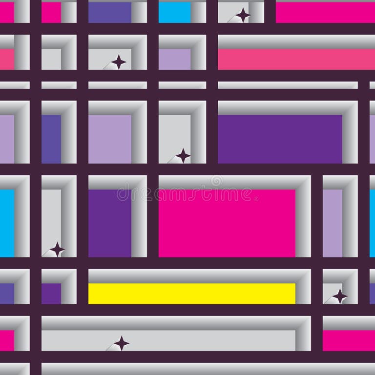 Rack Style Seamless Pattern Stock Vector - Illustration of isolated ...