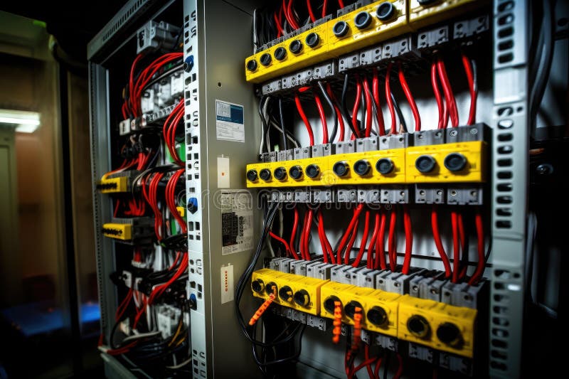 Rack of Wires, Organized and Neatly Arranged Cables for Efficient ...