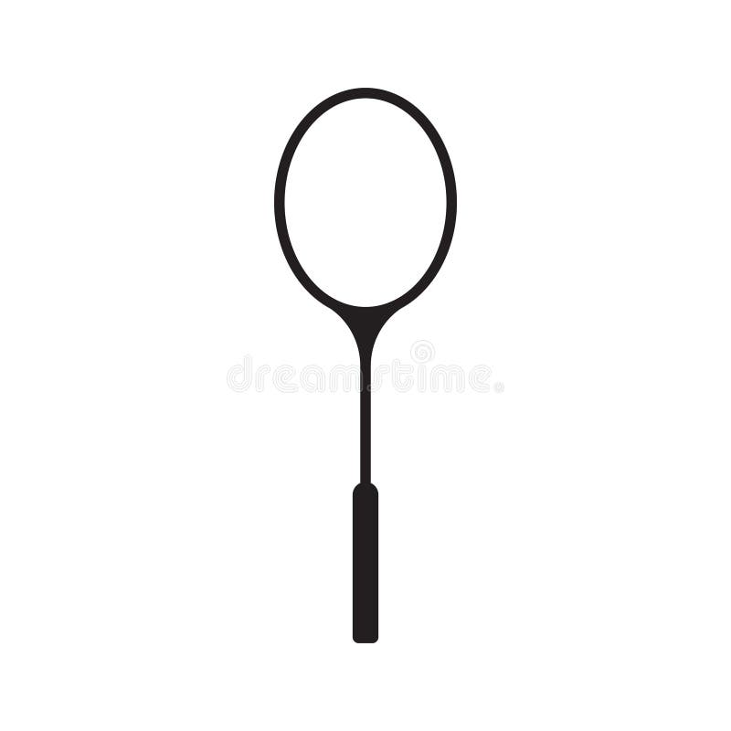 Racket and Badminton Shuttle Vector Sketch Isolated Stock Vector ...