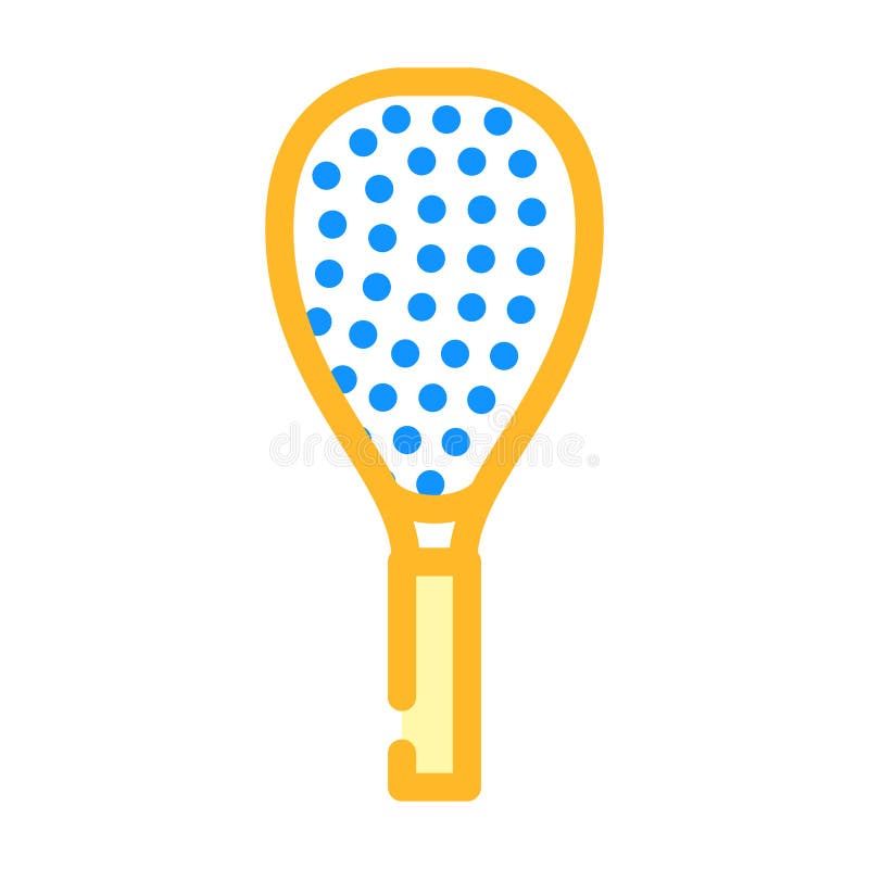 Racket Game Badminton Color Icon Vector Illustration Stock Vector ...