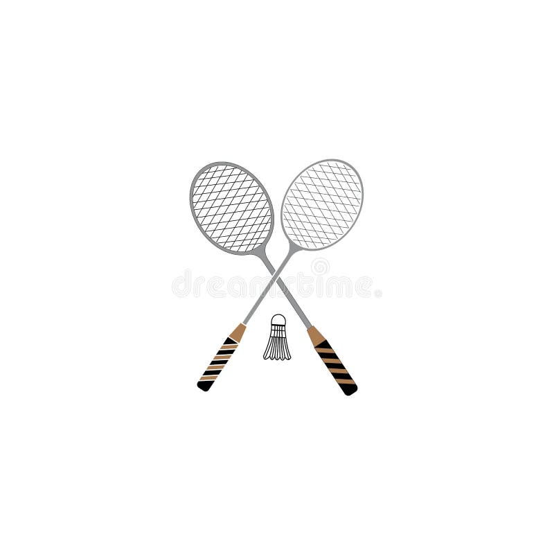 Racket logo icon vector stock vector. Illustration of black - 260012683