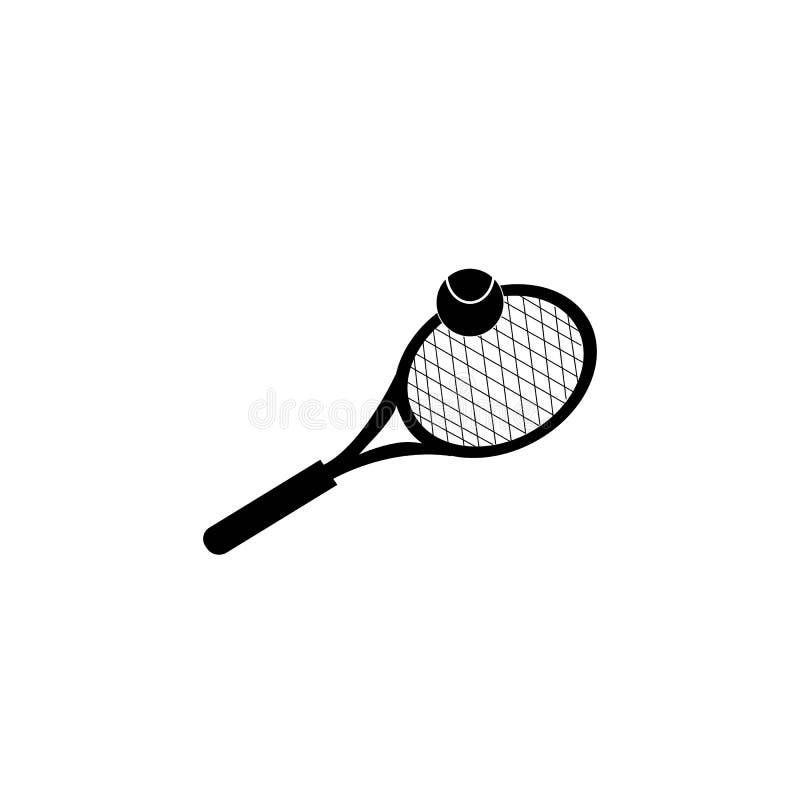Racket logo icon vector stock vector. Illustration of concept - 260012698