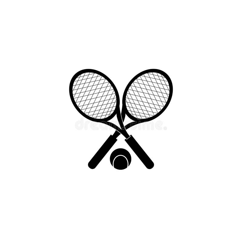 Racket logo icon vector stock illustration. Illustration of outdoor ...