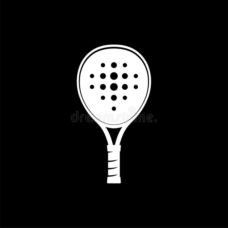 RACKET PADEL stock vector. Illustration of adult, game - 363808110