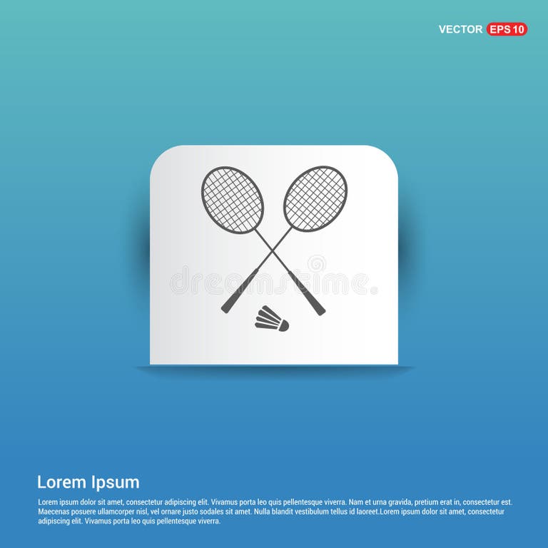 Shuttlecock Sticker Stock Illustrations – 438 Shuttlecock Sticker Stock ...