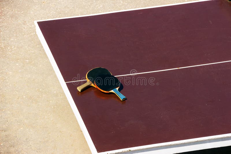 Rackets for ping-pong stock photo. Image of match, play - 96702026
