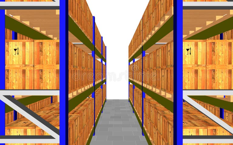 Racking stock illustration. Illustration of business - 13080124