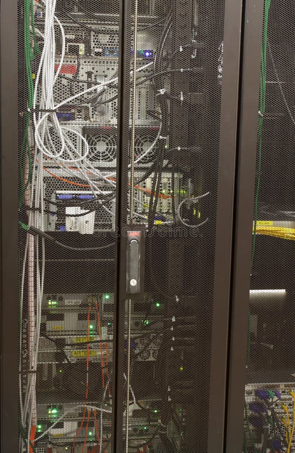 Power Switch for High-End Server Stock Photo - Image of business, data ...