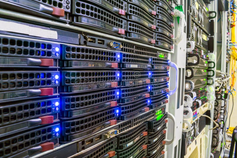 Server devices stock image. Image of network, farm, networking - 9490349