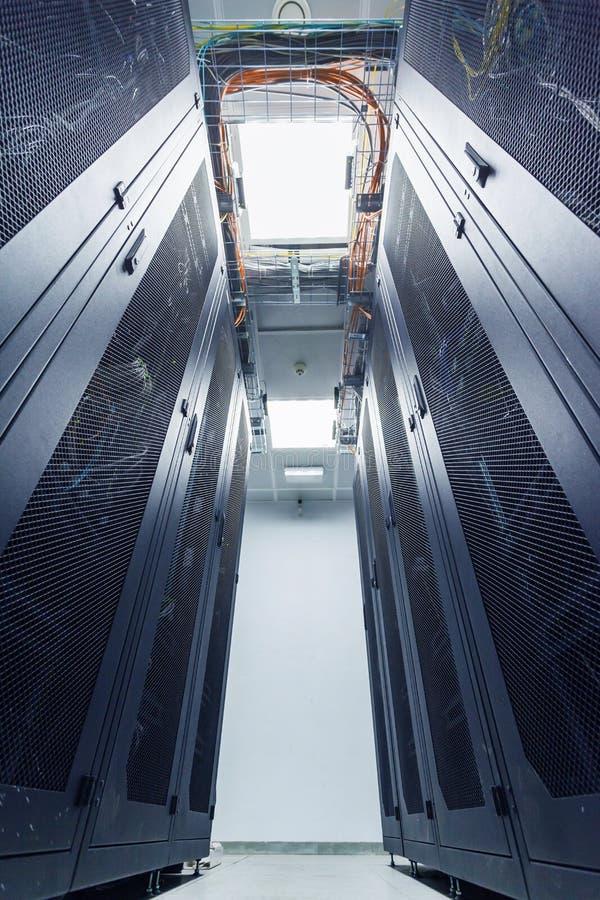 Racks in the data center stock photo. Image of interconnect - 85148720