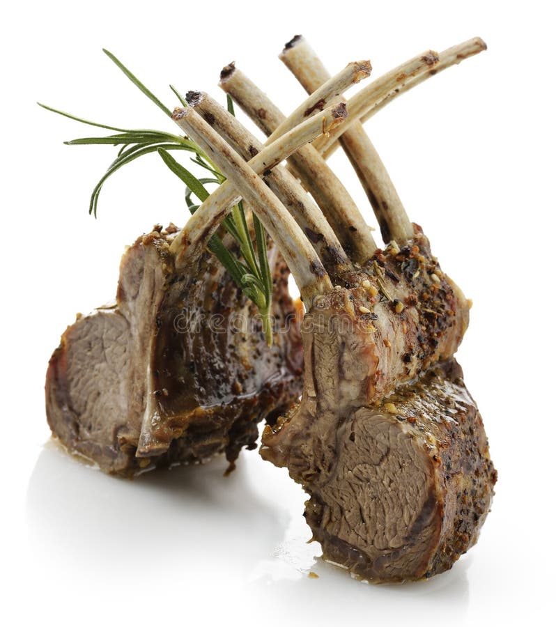 Racks of Raw Lamb Ribs stock image. Image of uncooked - 33735387