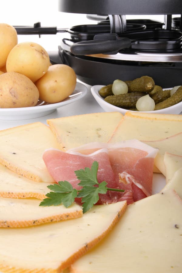 Raclette stock image. Image of swiss, food, party, french - 18492983