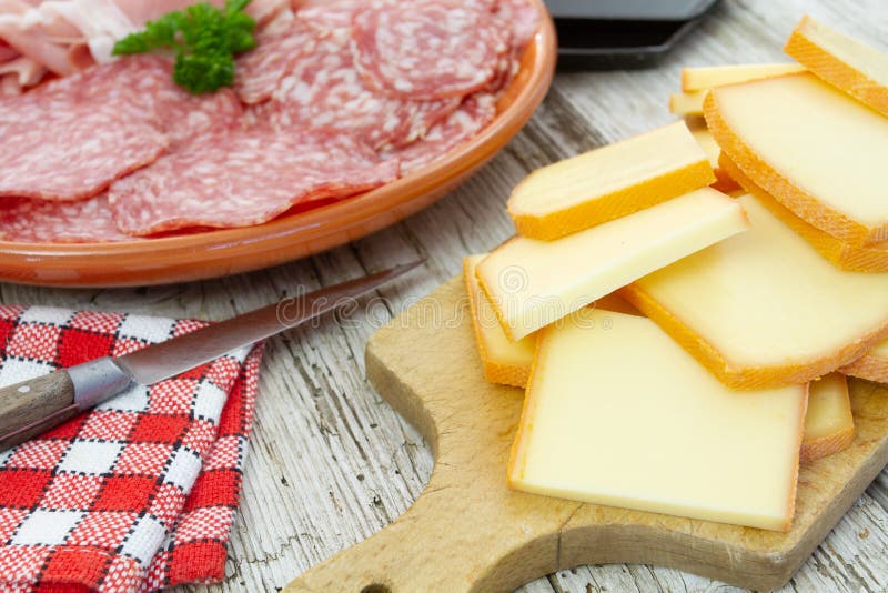 Raclette cheese stock image. Image of cuisine, cheese - 125503995