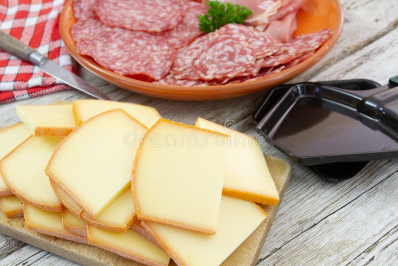 Raclette cheese stock image. Image of french, traditional - 125504041
