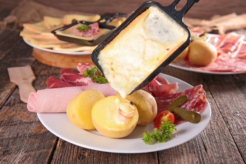 Raclette cheese stock image. Image of melted, dairy, eating - 99819375