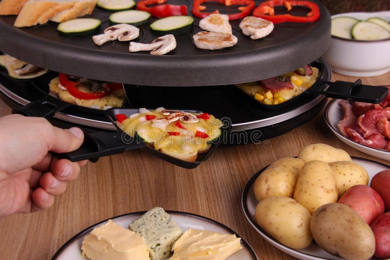 Raclette Dinner stock image. Image of food, culture, celebrate - 36336075