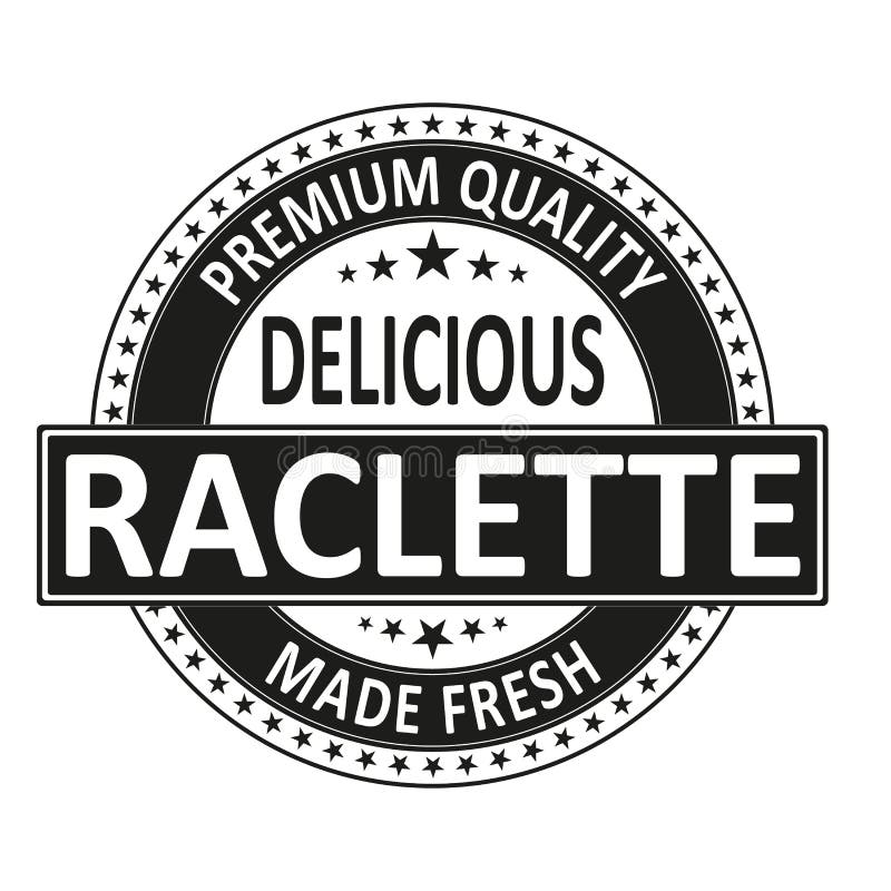 Raclette Fromage Pour Modèle De Logo. Marque Vectorielle Illustration ...