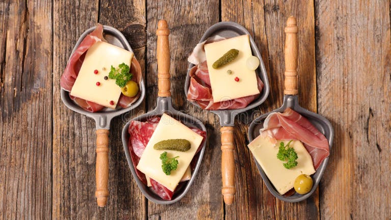 Raclette stock image. Image of portion, cuisine, assortment - 77792377