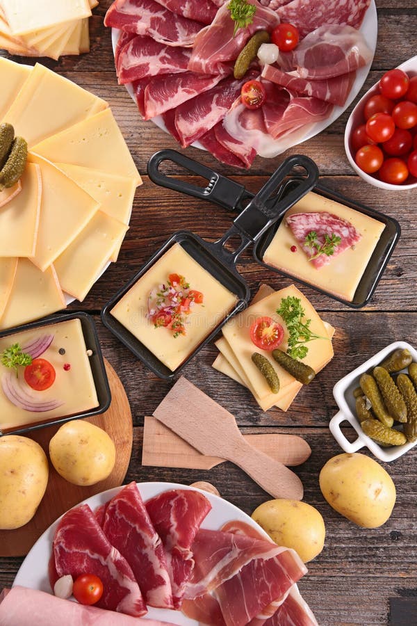 Raclette party stock photo. Image of gastronomy, cuisine - 73276298