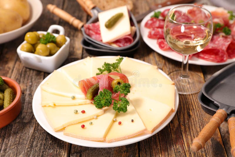 Raclette stock image. Image of cooking, french, cuisine - 77792407
