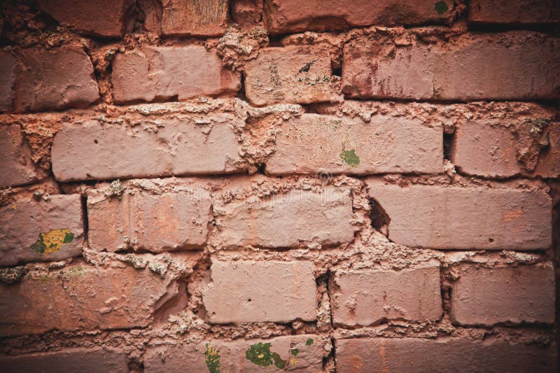 Rad Painted Brick Wall Background Stock Image - Image of brick, wrapped ...