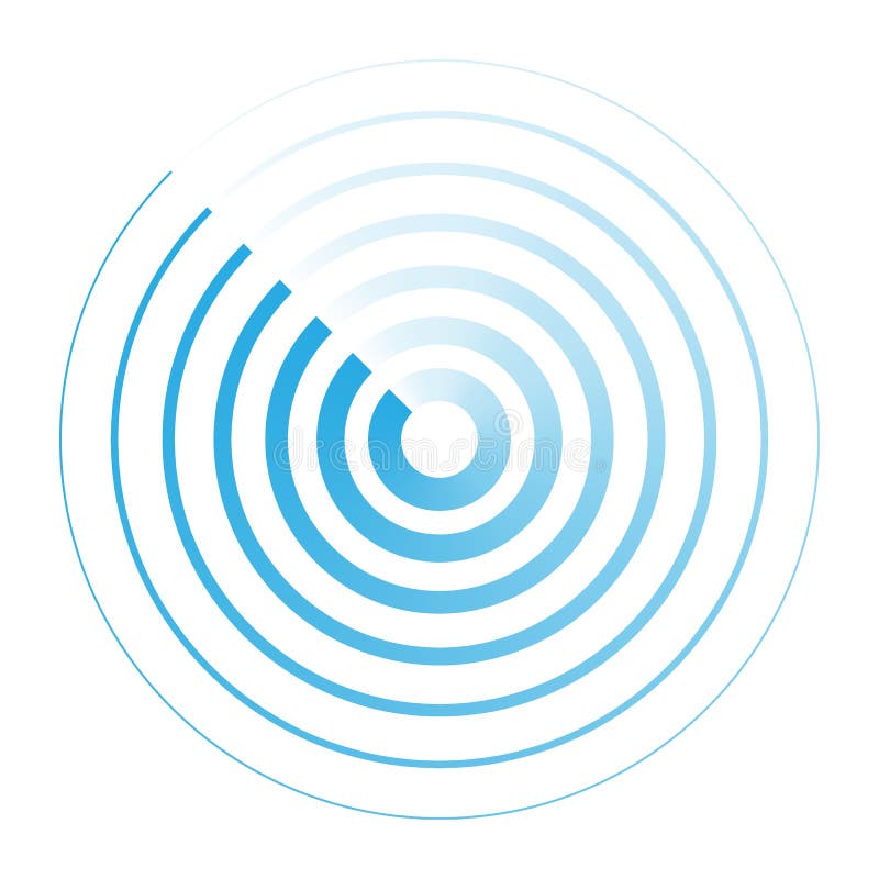 Radar Abstract Icon Sign Symbol Stock Vector - Illustration of line ...