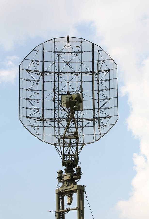 Radar antenna stock image. Image of detection, broadcasting - 27988677
