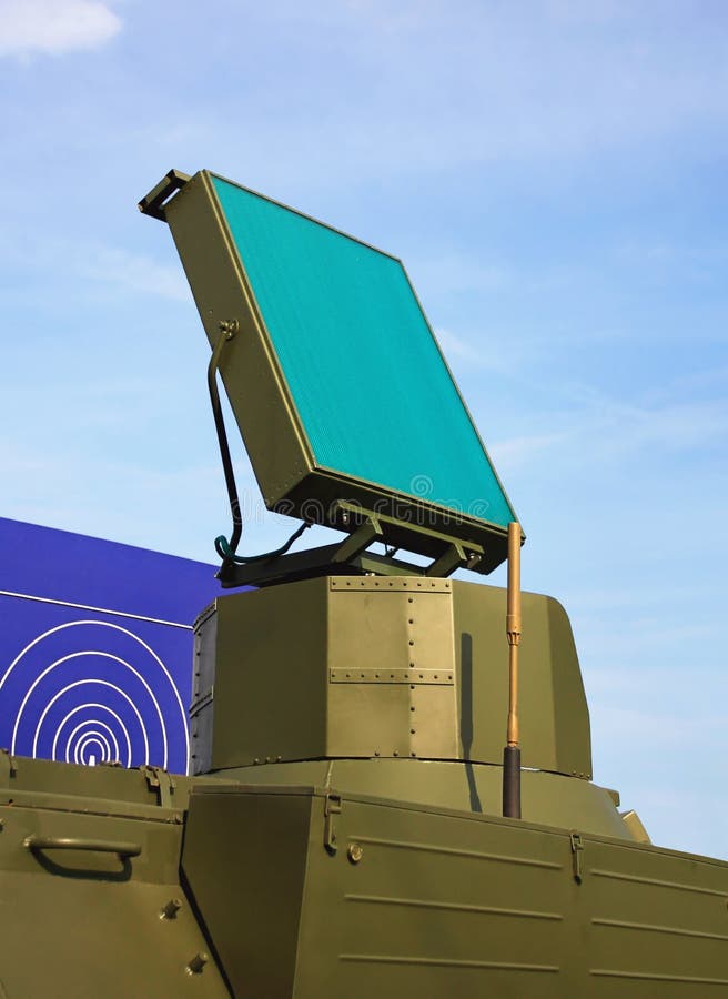 Radar Antenna of the Air Defense System Stock Image - Image of dish ...