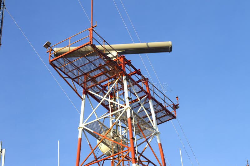 Radar antenna stock photo. Image of radar, safety, nautical - 45027678